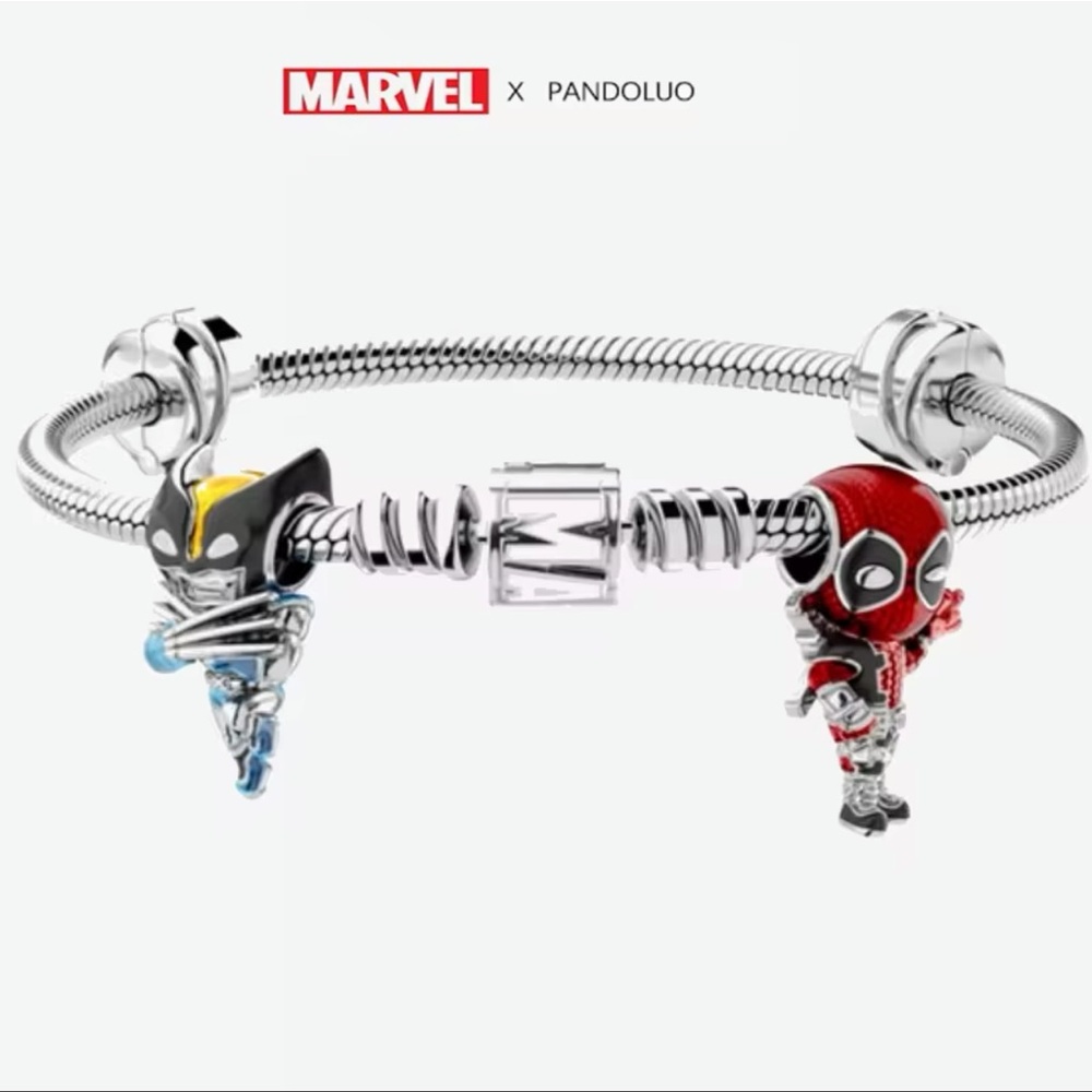 New Marvel Wolverine And Deadpool Charms - Gem